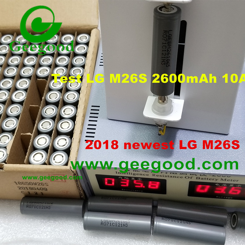 LG INR18650M26 18650 M26 2600mAh 10A power battery-Shenzhen Geegood ...